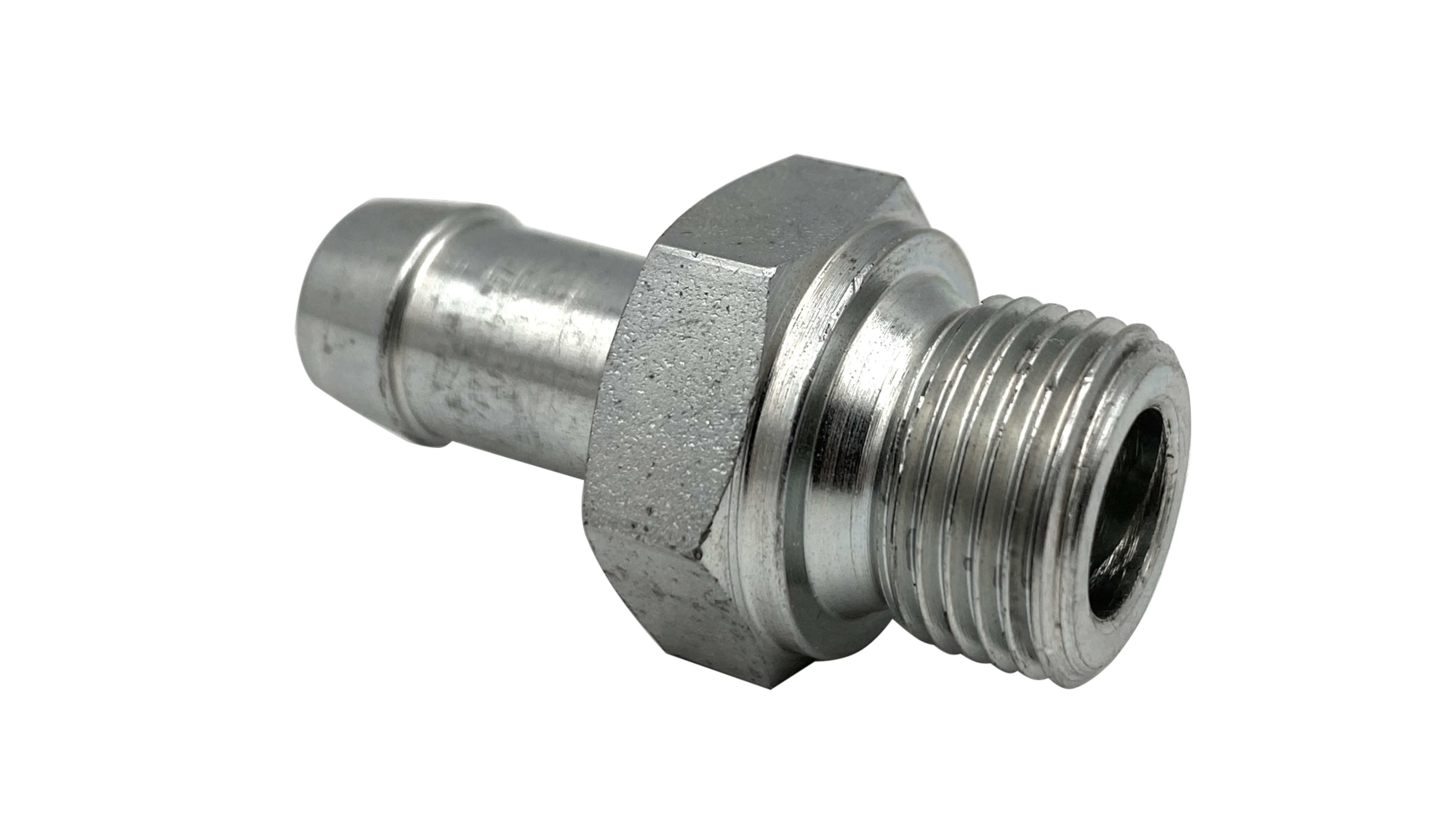 Gewinde-Schlauchnippel DN 13 Schlauch ID 14-15mm AG G 1/2" mit Dichtkante | 13 | 14 - 15 | G 1/2 ...